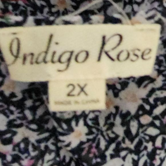 indigo Rose | Dresses | Indigo Rose Bell Sleeve Floral Maxi Prairie ...